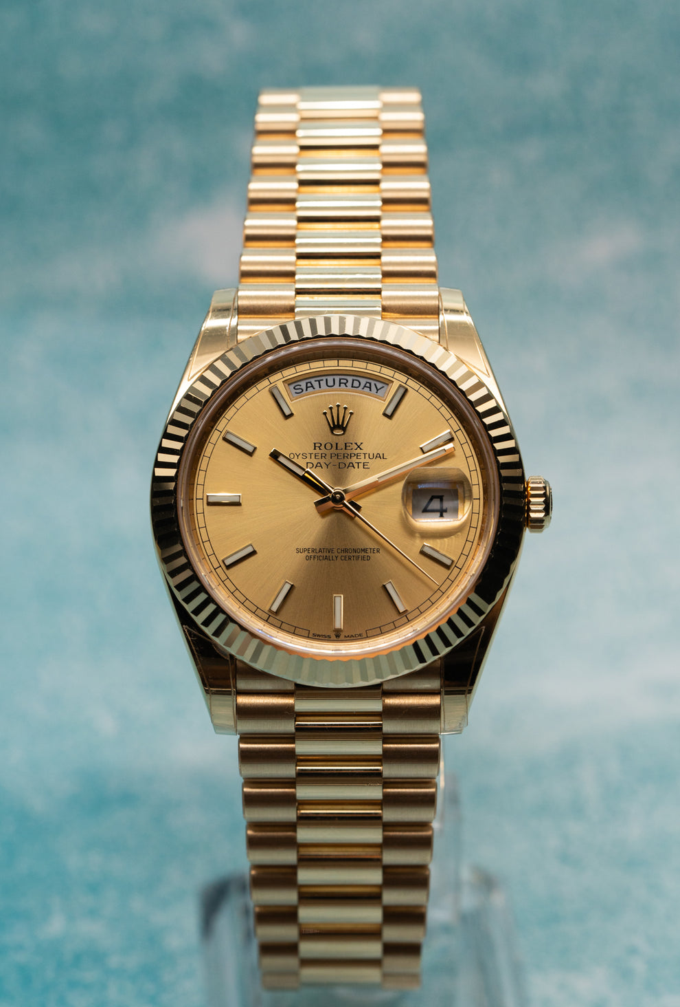 Rolex Day-Date 40 Reference 228238 Presidential Timepiece in Champagne ...